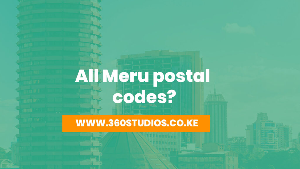 Top 100+ Meru Postal Codes